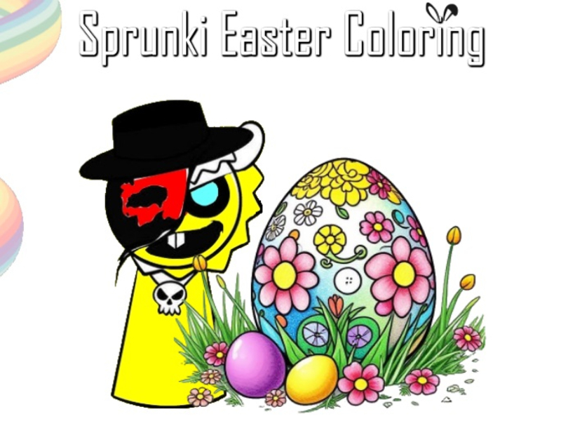 SPRUNKI COLORINTEA EASTERULUI 🕹️ Joacă online pe Sgames
